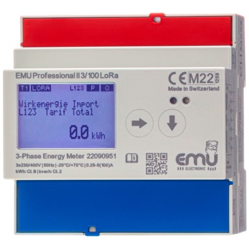 3-fazowy licznik energii MID - EMU Professional II 3/100 LoRa ...