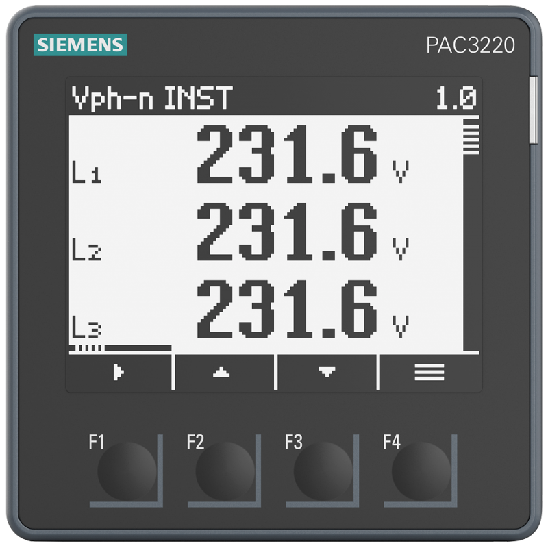 SENTRON PAC3220 Miernik Parametrów Sieci TCP/IP - 7KM3220-0BA01-1DA0 ...