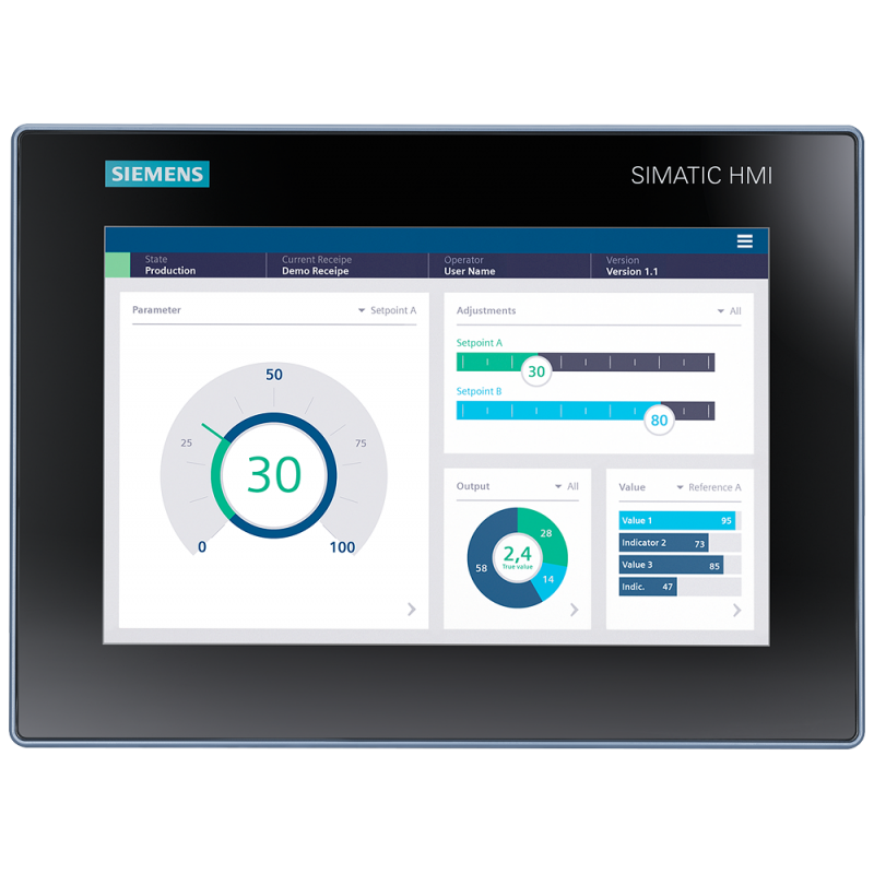 Panel HMI MTP1000 Unified Basic - 6AV2123-3KB32-0AW0 - STERCONTROL ...